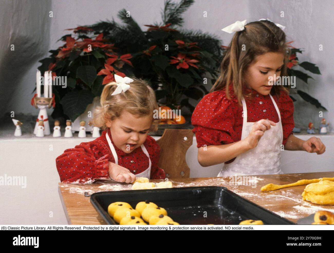 Crown princess Victoria of Sweden. Pictured with her sister princess ...