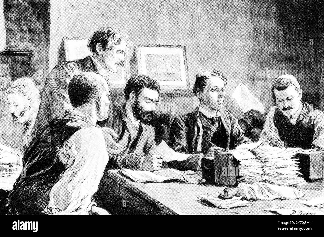 Strike 19th century workers england hi-res stock photography and images ...