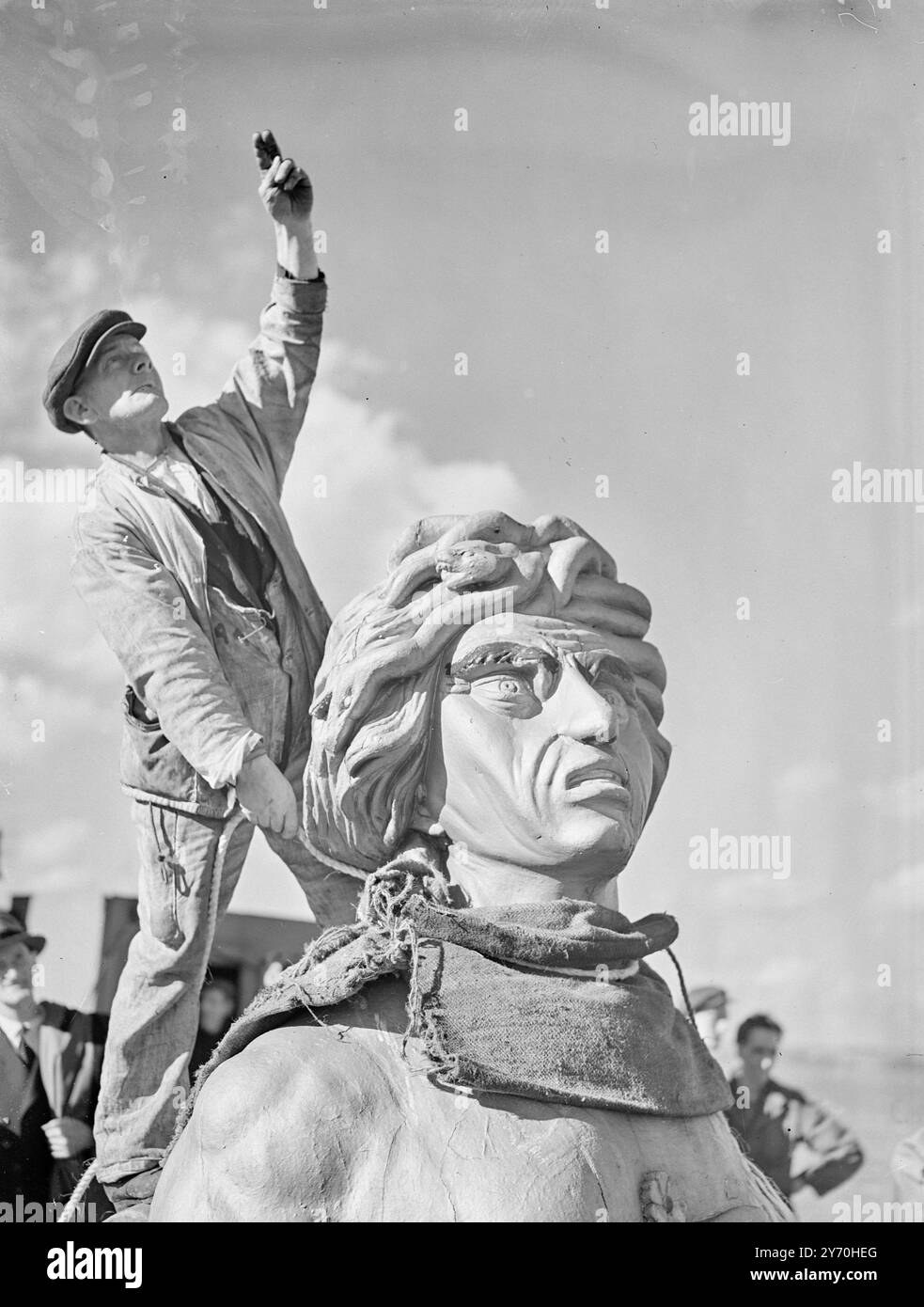 ' IMPLACABLE ' - AND LOOKS IT Scowling as though with indignation at ...