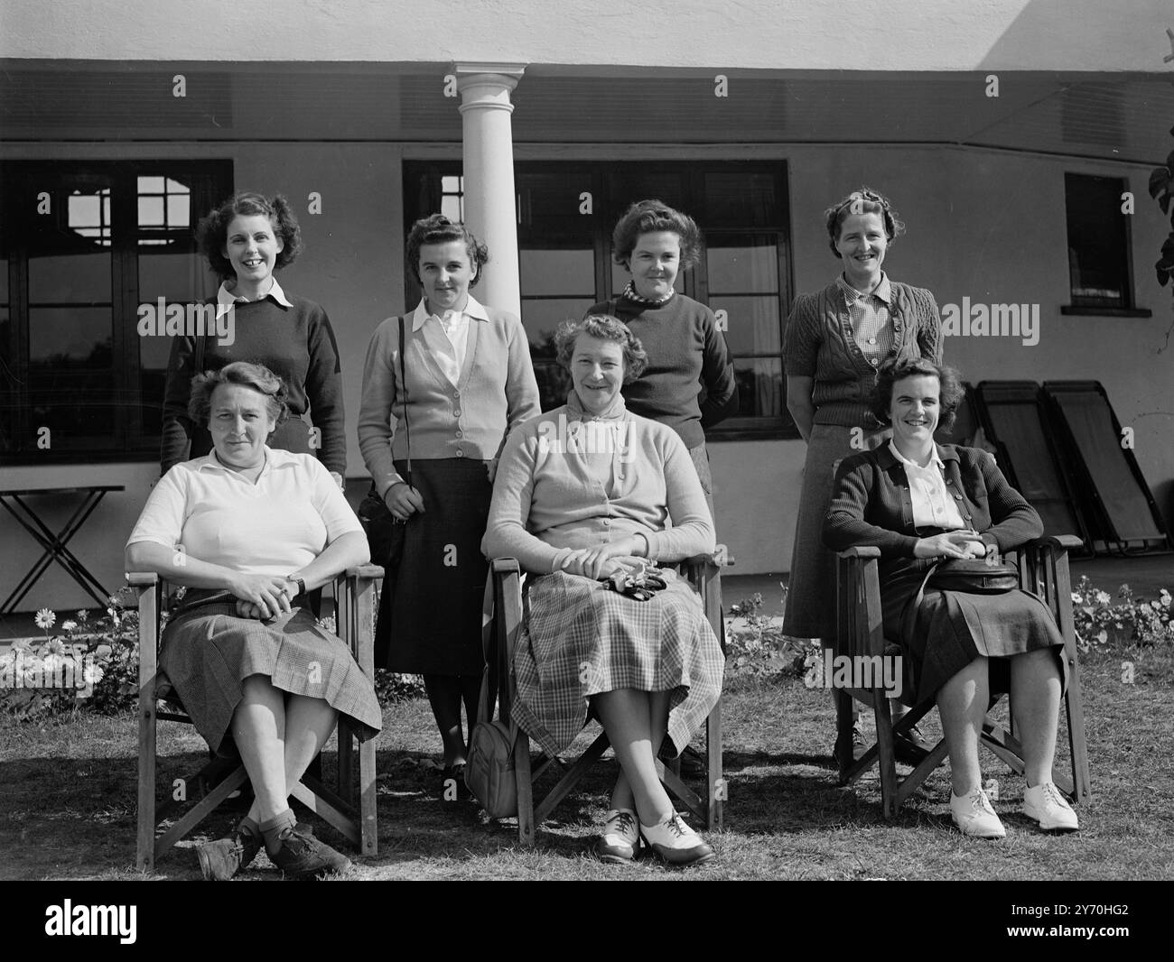 EVE OF BATTLE SMILES . Members of the Women's Royal Army Corps team ...