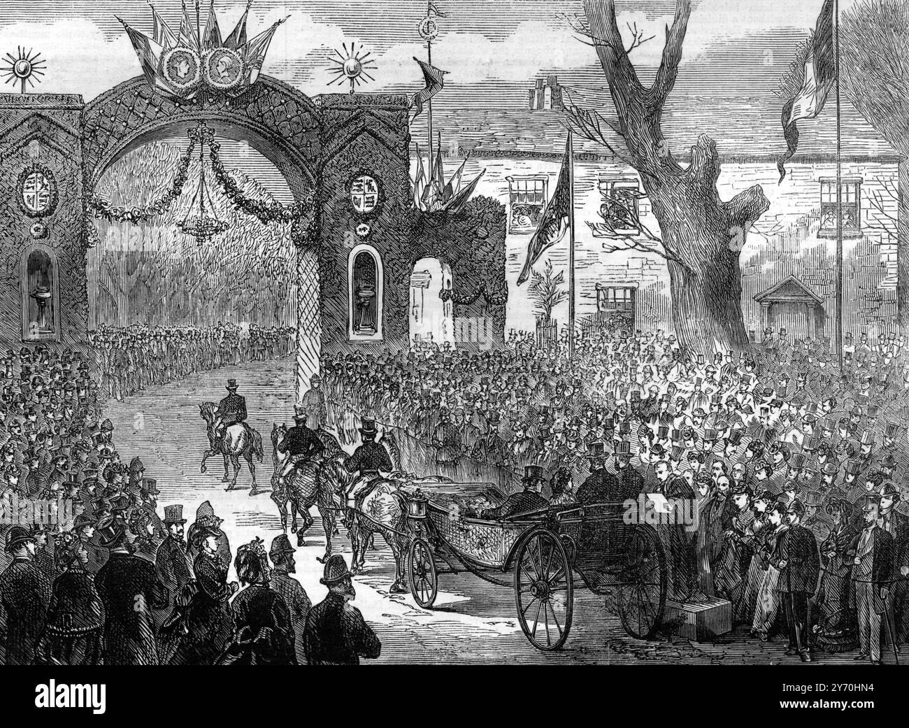 Royal wedding of Princess Louise and John Campbell , Marquis of Lorne ...