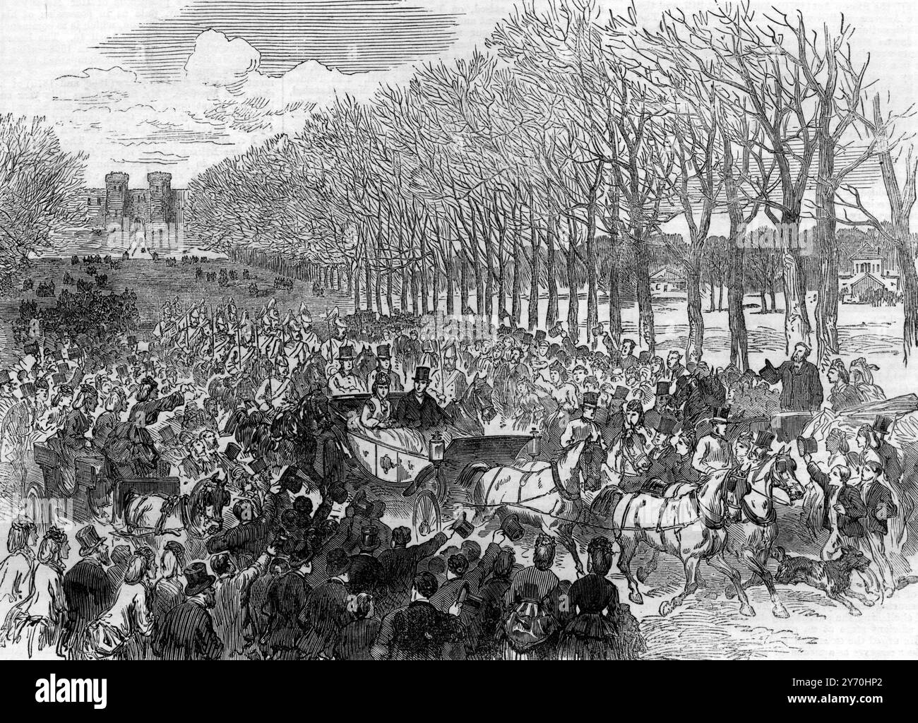 Long walk royal wedding hi-res stock photography and images - Alamy