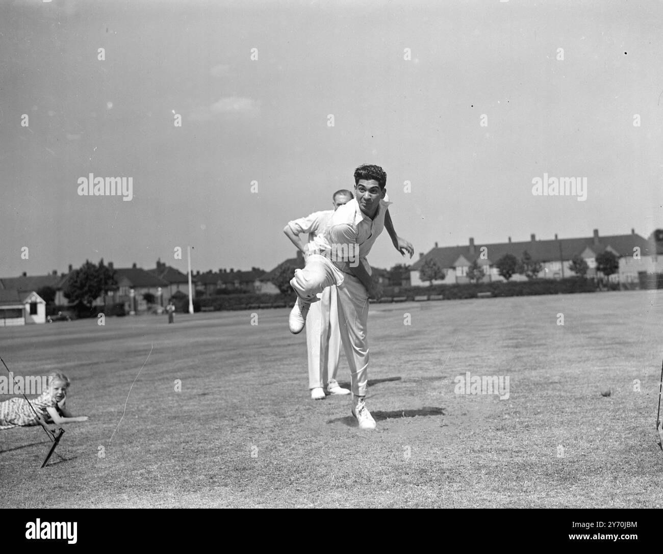 FAST BOWLER IN THE MAKING D.G. PHADKAR , the young Indian all round ...