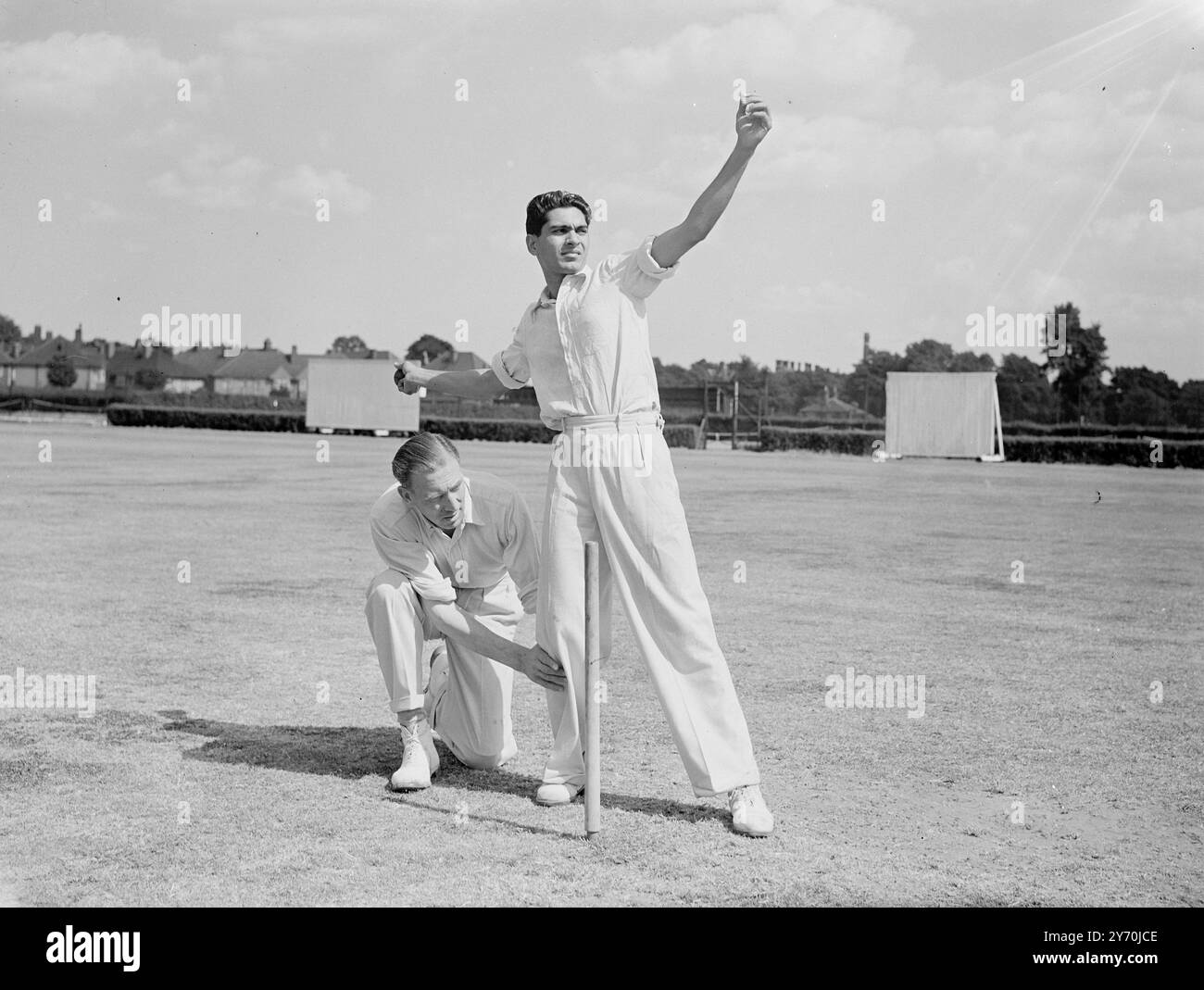INDIAN FAST BOWLER MAY BE ONE OF THE WORLD'S BEST . Seen in action at ...