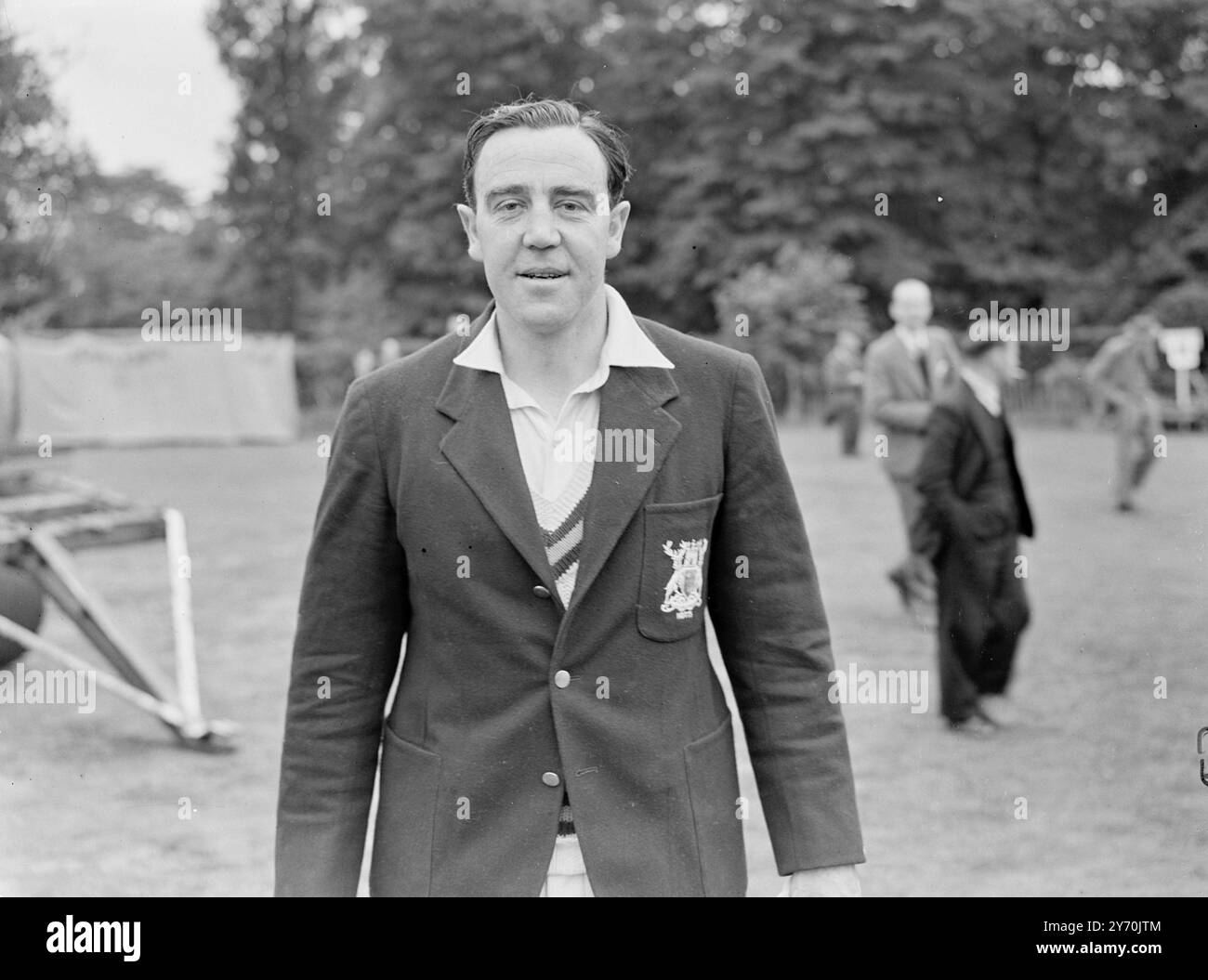 LEGAL MIND ON THE CRICKET FIELD Pictured here is W.A.SIME , captain of ...