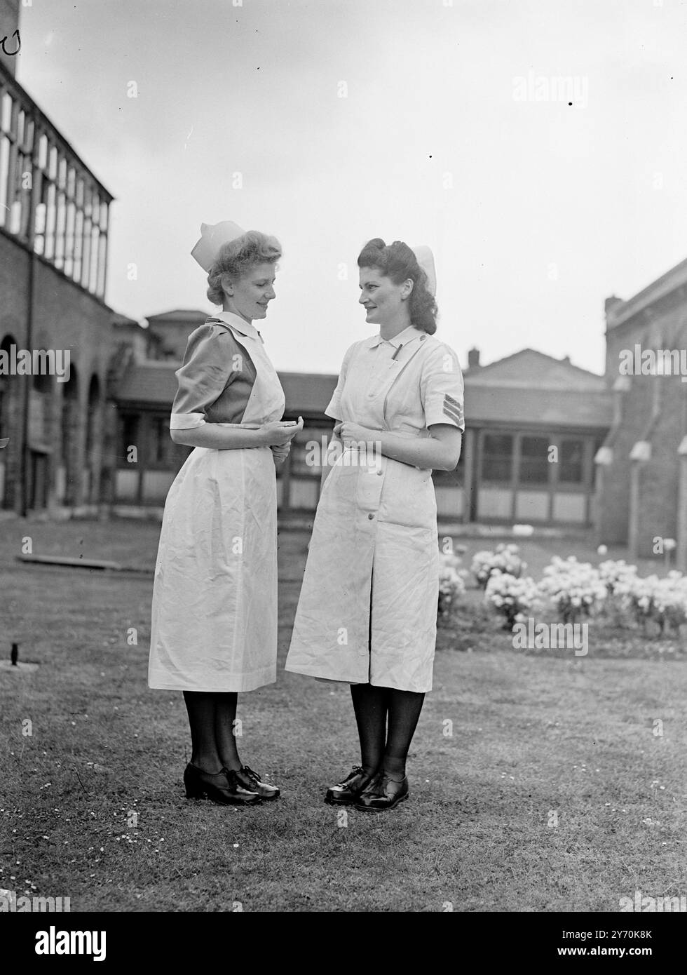 NURSES HAVE THEIR OWN ' FASHION PARADE ' - - - - A new uniform for ...