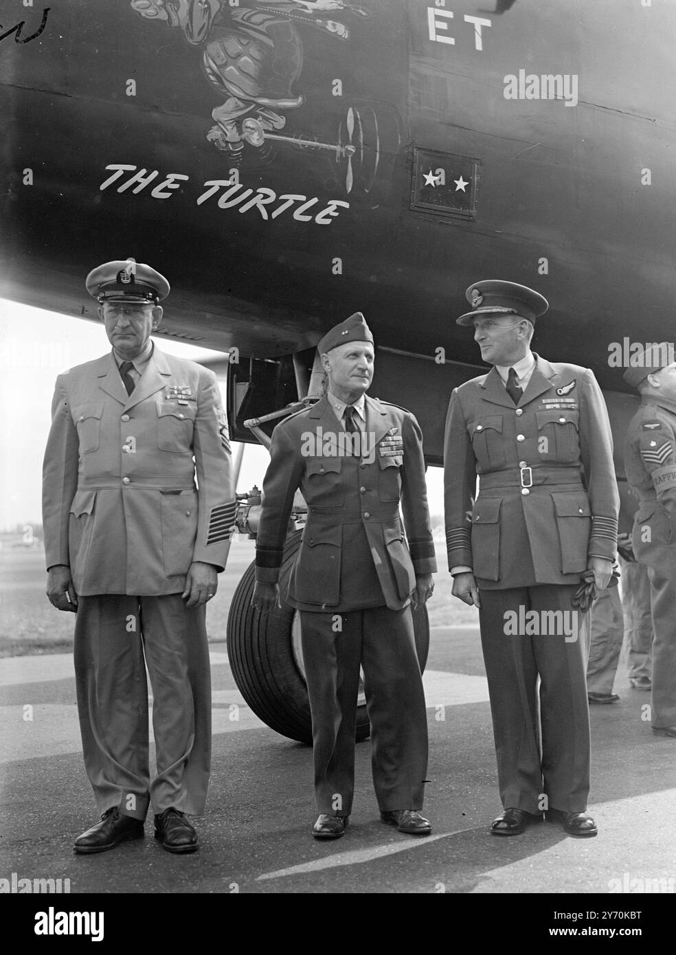 FIRST MAN TO FLY ATLANTIC WAS PASSENGER IN COMMERMORATIVE FLIGHT Rear ...