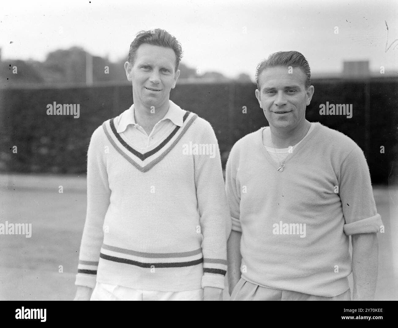 Forties tennis players hi-res stock photography and images - Alamy
