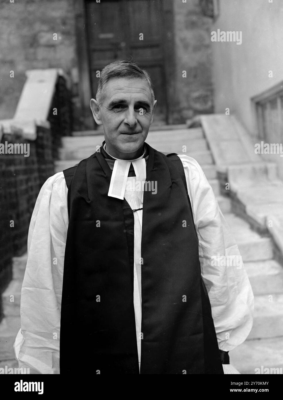 NEW BISHOP OF EXETER Pictured after his consecration at Westminster ...