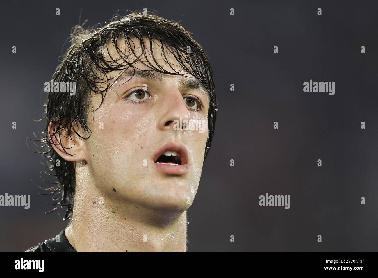 Athletic Bilbao's Spanish midfielder Unai Gomez looks during UEFA ...