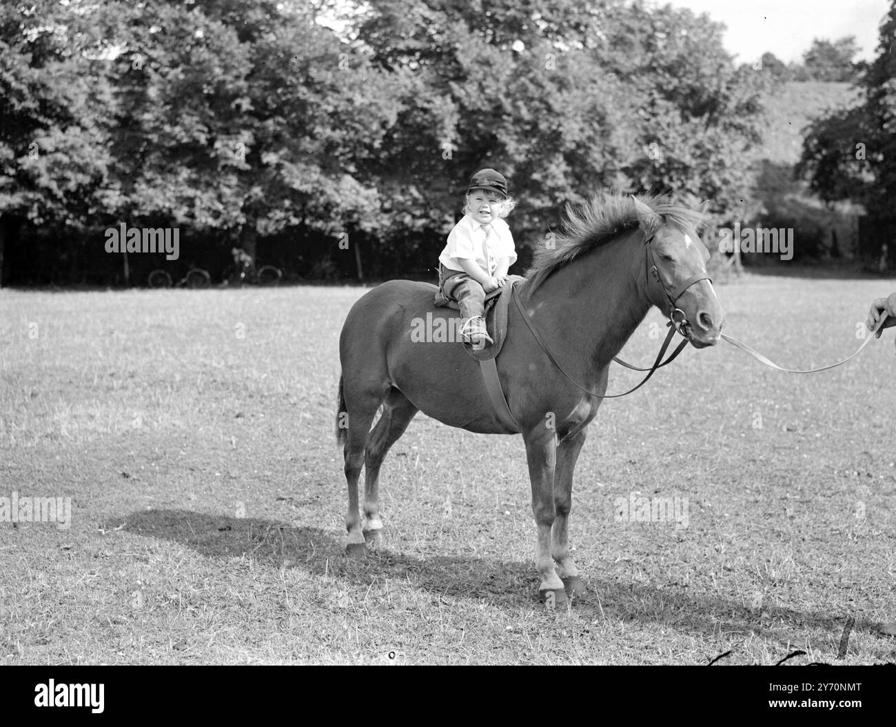 A YOUTHFUL DIANA Little Caroline Scott, of Maidenhead, Berks, is only ...
