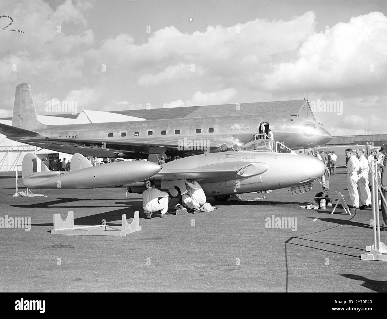 BRITAINS LATEST JET DAY FIGHTER WILL BE ON VIEW The products of the ...