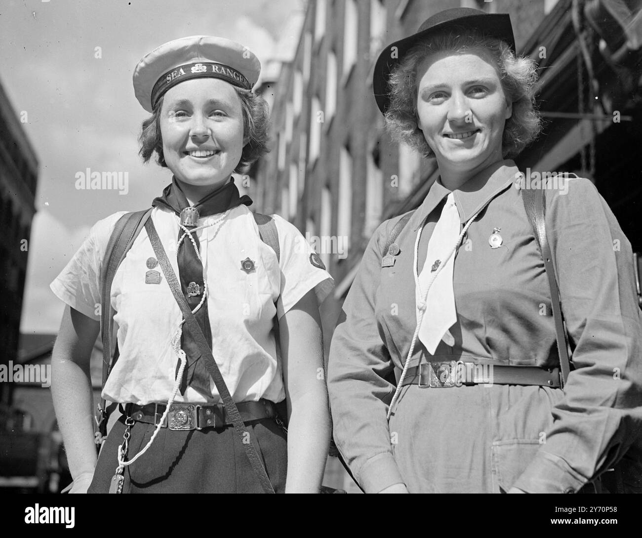 THE GUIDE SPIRIT MOVED THEM Two young members of the guide movement ...