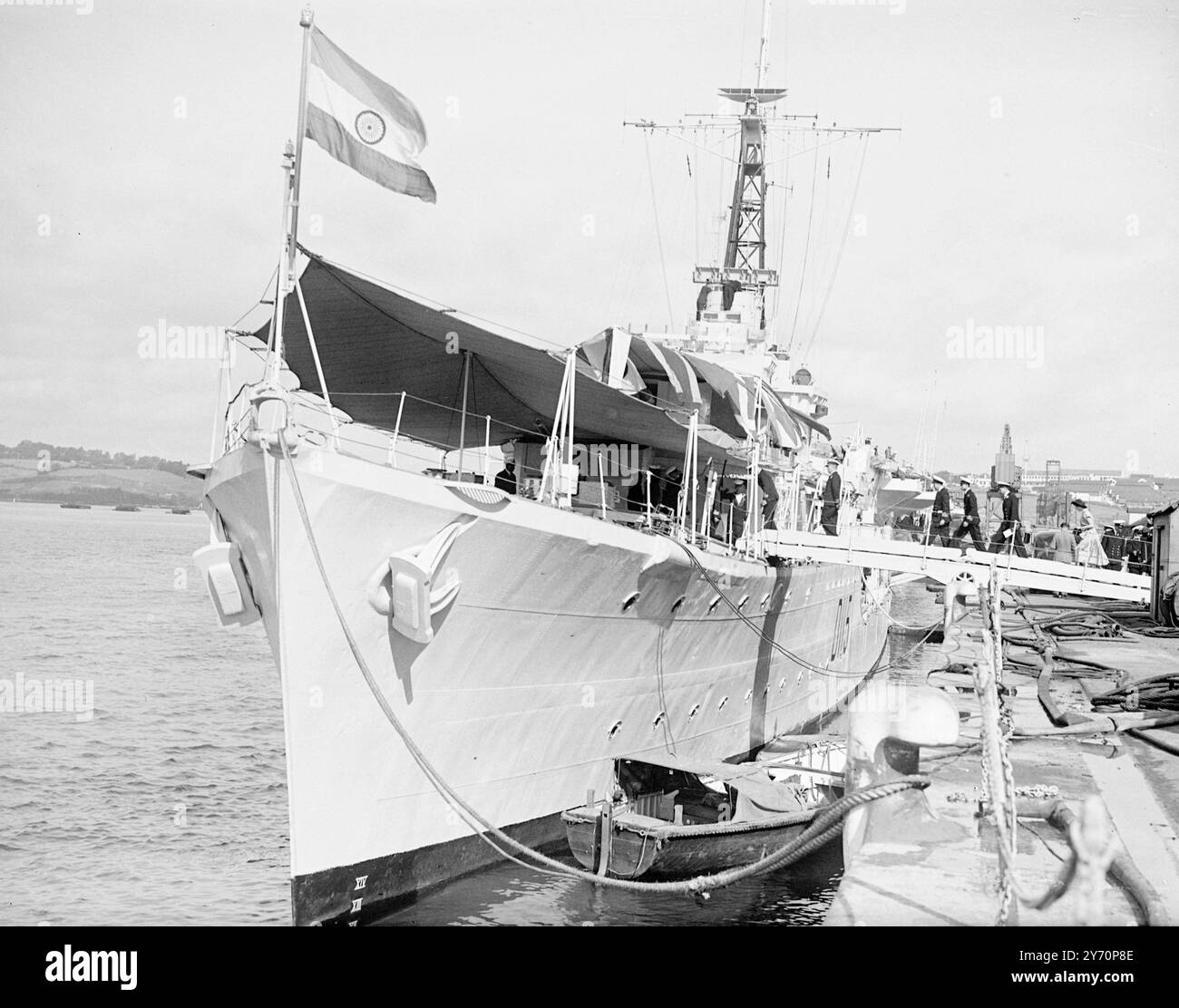 The Royal naval destroyer H.M.S.' Raider' was today handed over to the ...
