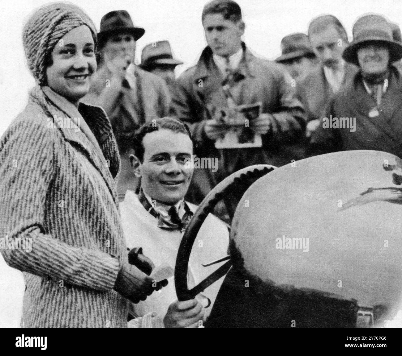 The 500 Miles Motor Race at Brooklands : Mr Clive Dunfee , who was ...