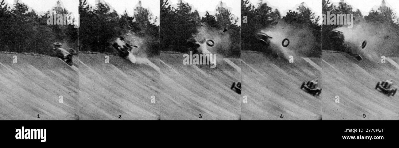 The disaster to the car driven by Mr Clive Dunfee in the 500 miles ...