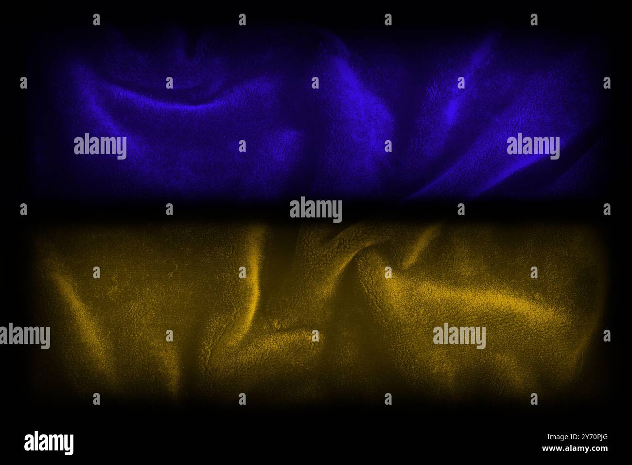 Ukrainian flag illustration representing the colors of Ukraine nation ...