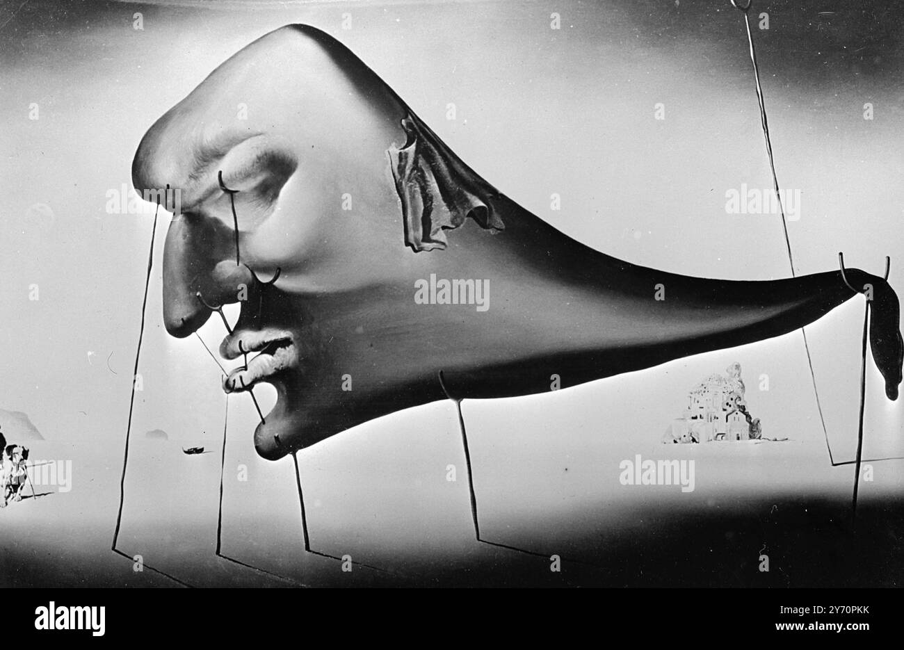 Salvador Dali painting Le Sommeil (Sleep), 1937 by Salvador Dali 23 ...