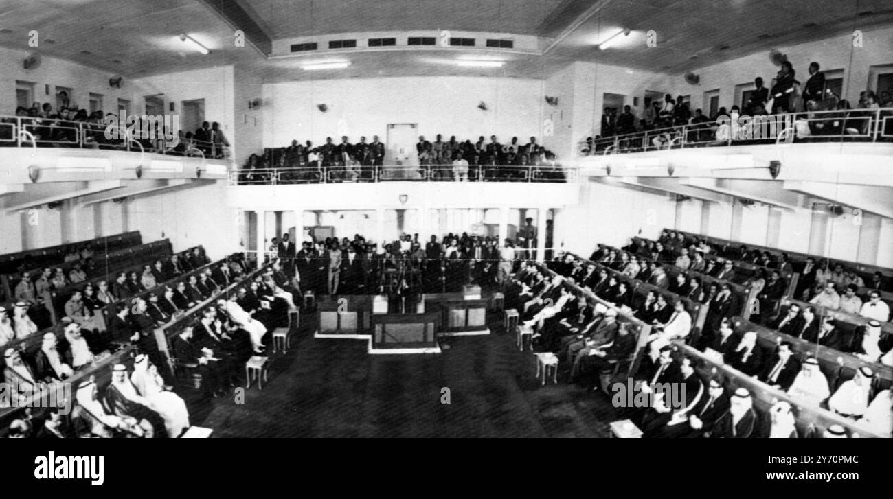 Khartoum , Sudan A general view of the opening session of the Arab ...
