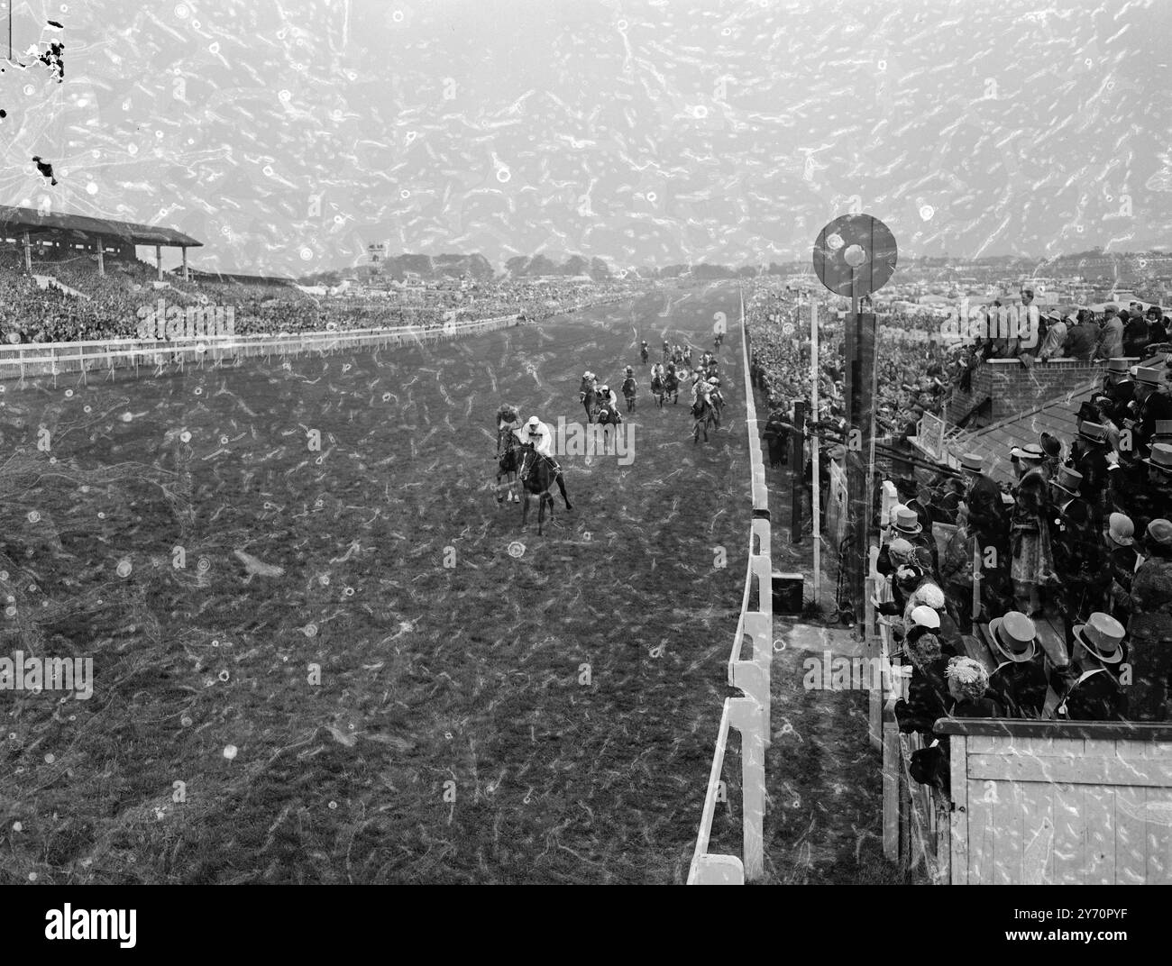 Phil Drake wins the Derby at Epsom25 May 1955 Stock Photo - Alamy