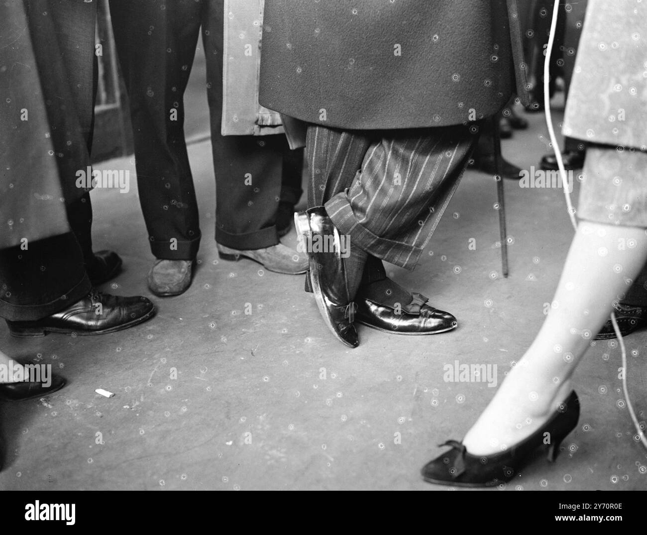 Salvador Dali feet on arrival at Victoria Station London.6 May 1959 ...