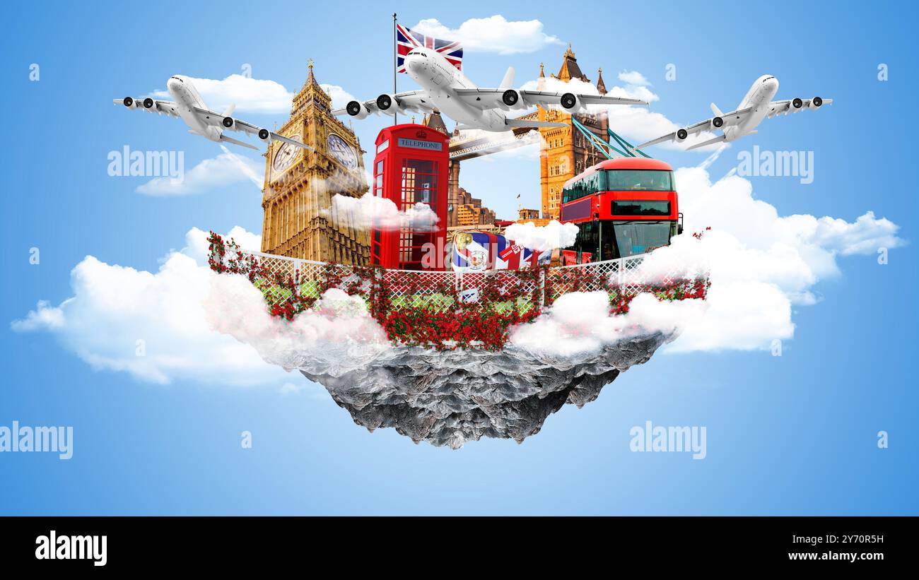 Travel to London. Holiday Concept Illustration Stock Photo - Alamy