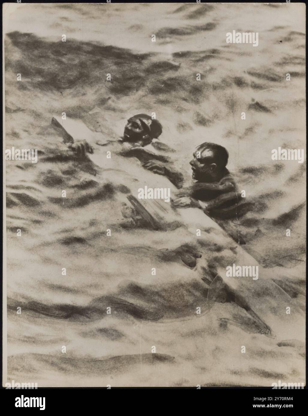 VICTIMS OF THE U BOAT , BUT THEY WERE RESCUED.Lascar members of the ...