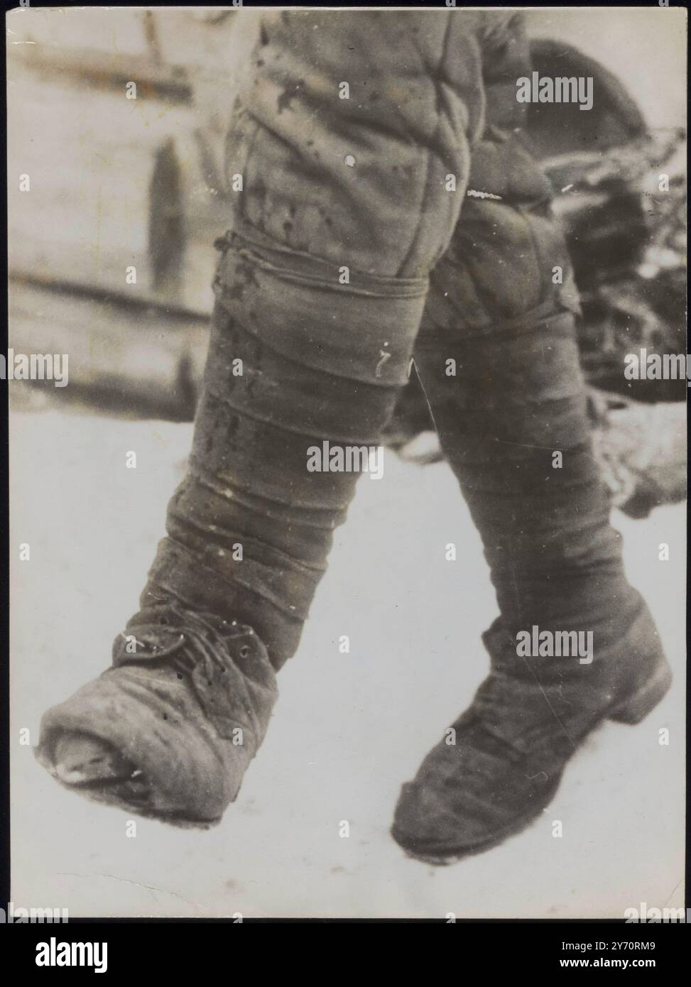 RUSSIANS FACE FINNISH COLD IN SHODDY BOOTS.Observers in Finland have ...