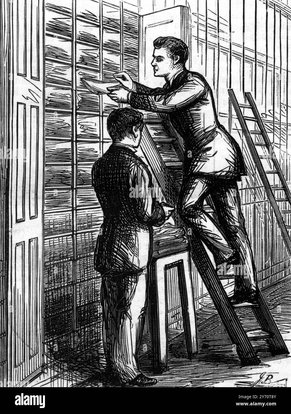 The Central Post Office Telegraph establishment Message presses 19 ...