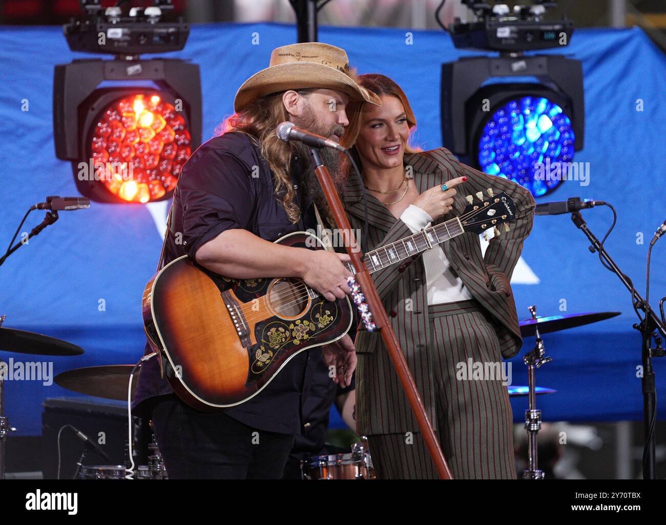 New York, New York, USA. 27th Sep, 2024. (NEW) Chris Stapleton Performs ...