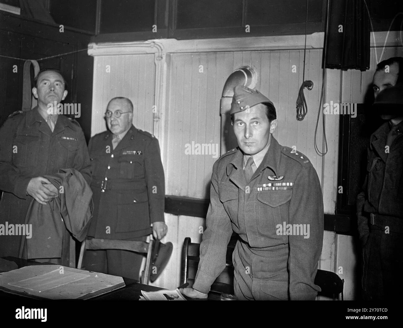 26-year-old Captain Roy Farran, DSO, MC and two bars, Croix de Guerre ...