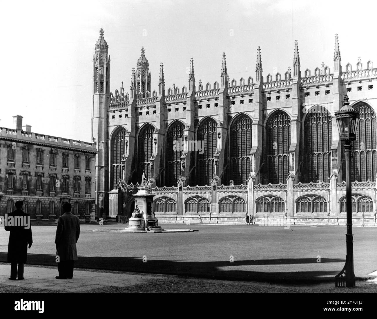 King's College Chapel Cambridge 1951 Stock Photo - Alamy