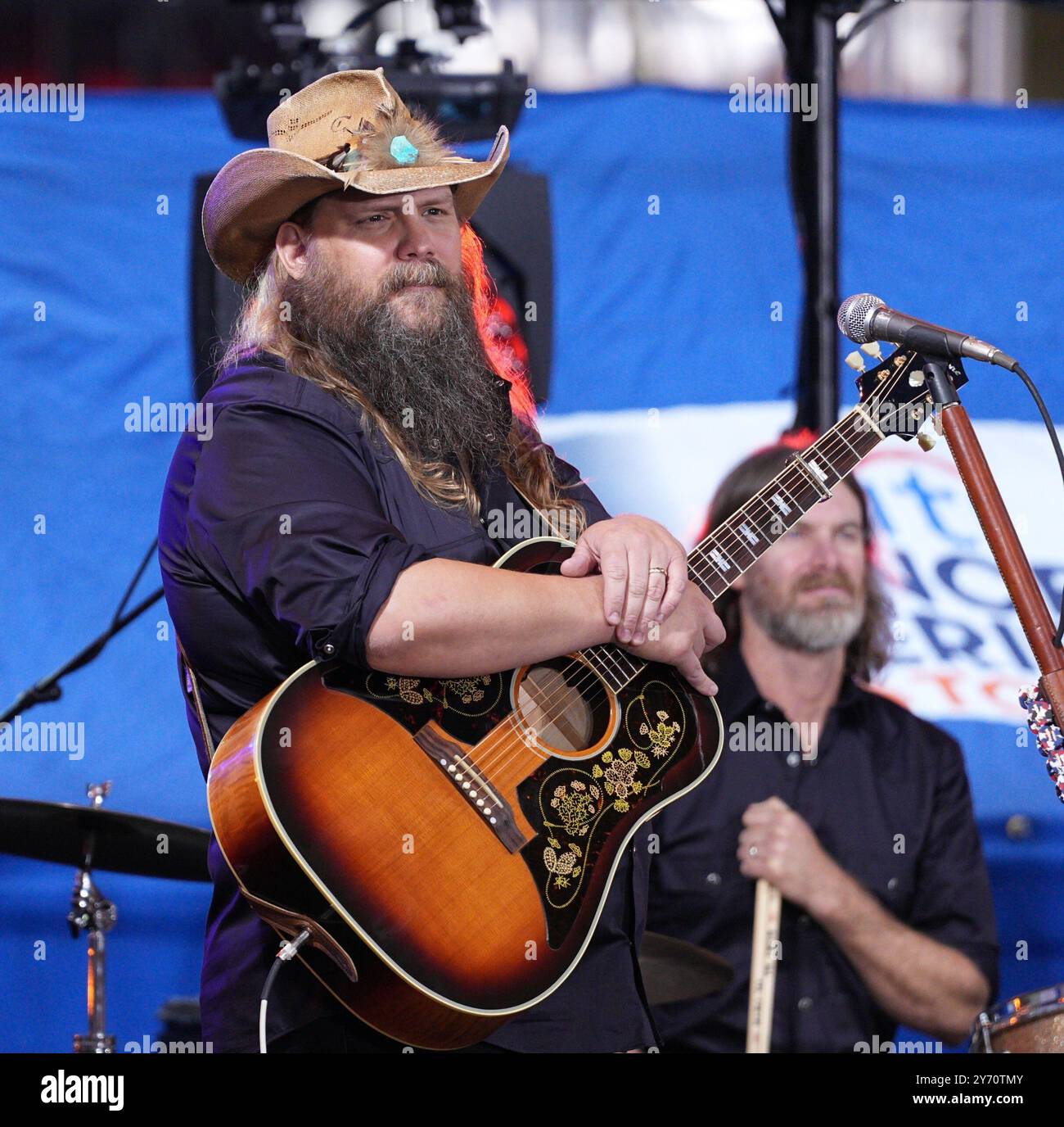 New York, New York, USA. 27th Sep, 2024. (NEW) Chris Stapleton Performs ...