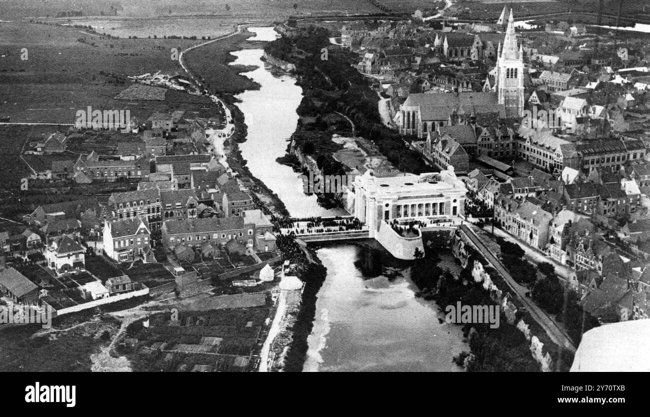 The immortal defence of Ypres salient : The Menin gate memorial ...