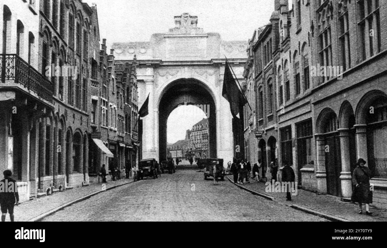 The immortal defence of Ypres salient : The Menin gate memorial ...