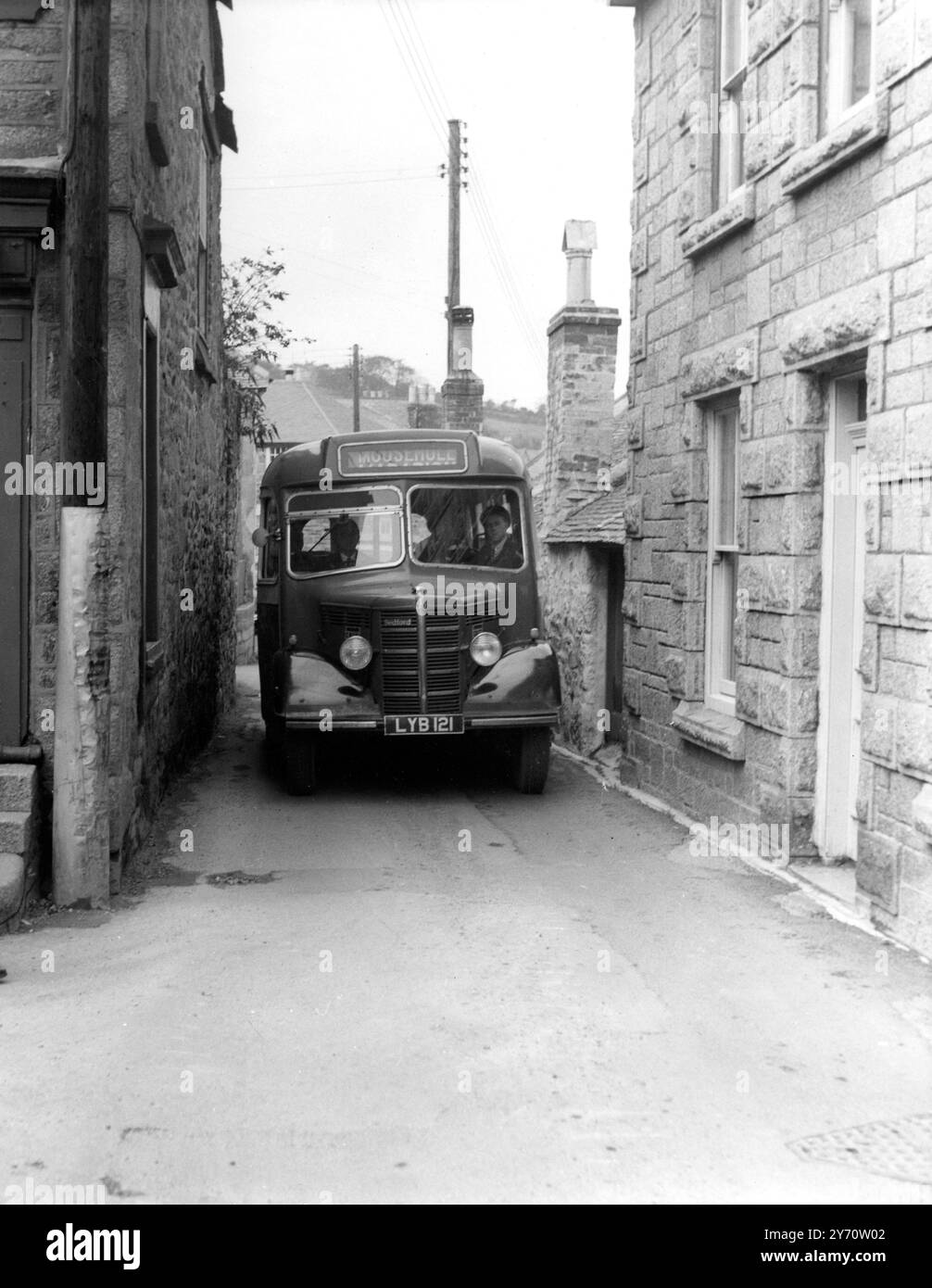 Cornwall bus service Black and White Stock Photos & Images - Alamy