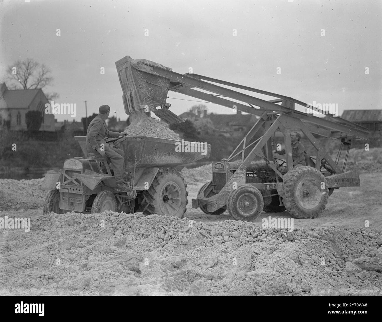 Lime Works , Norfolk . 1940 Stock Photo - Alamy