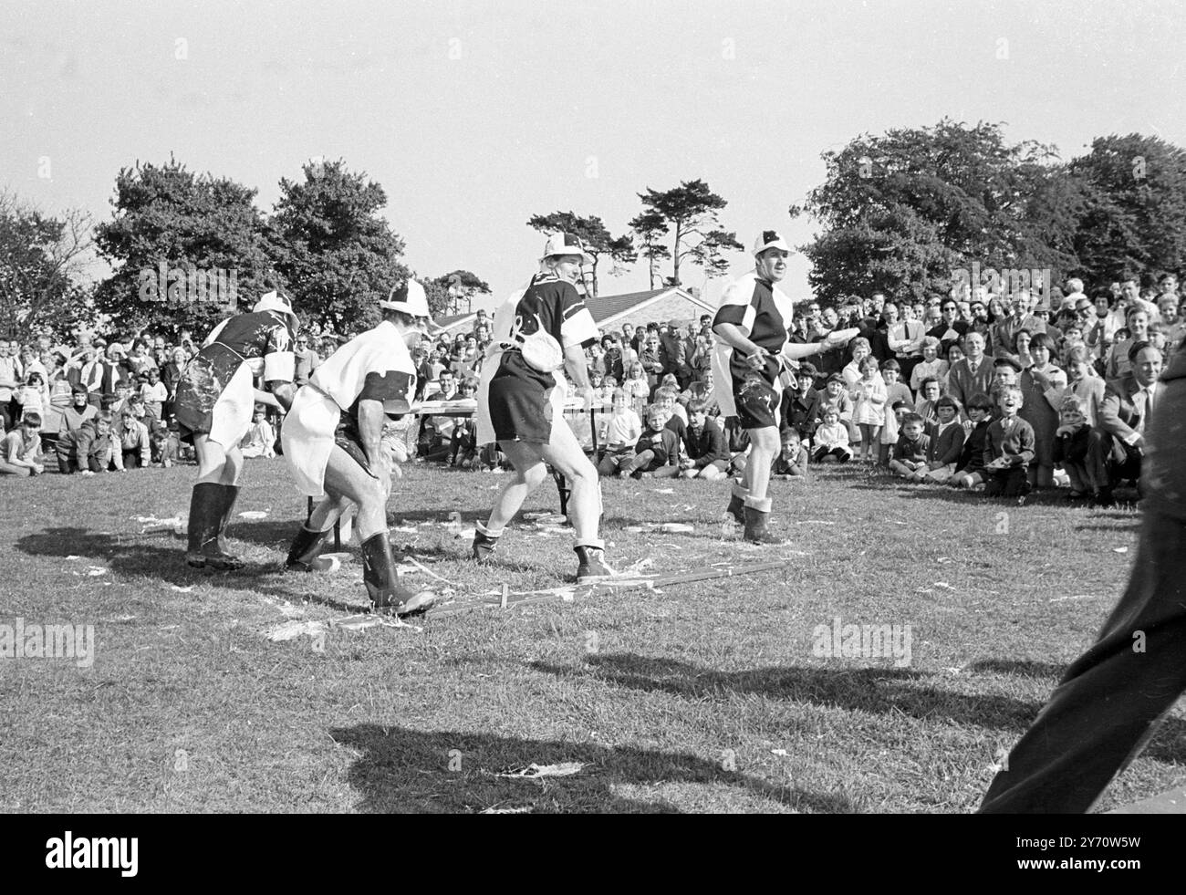World Custard Pie Throwing Championships Coxheath m Kent Seen in action ...