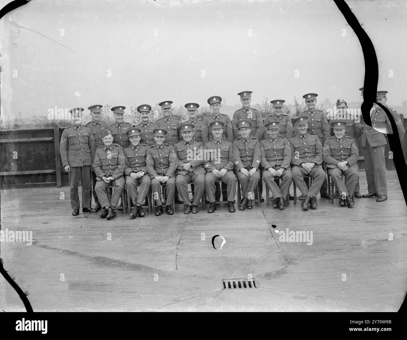 Army Group - Stone 1940 Stock Photo - Alamy
