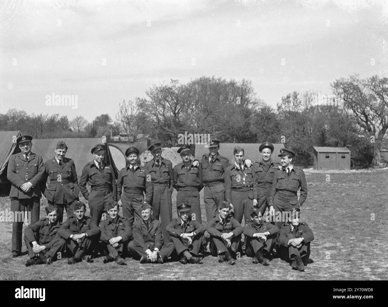 R.A.F. Group 1945 Stock Photo - Alamy