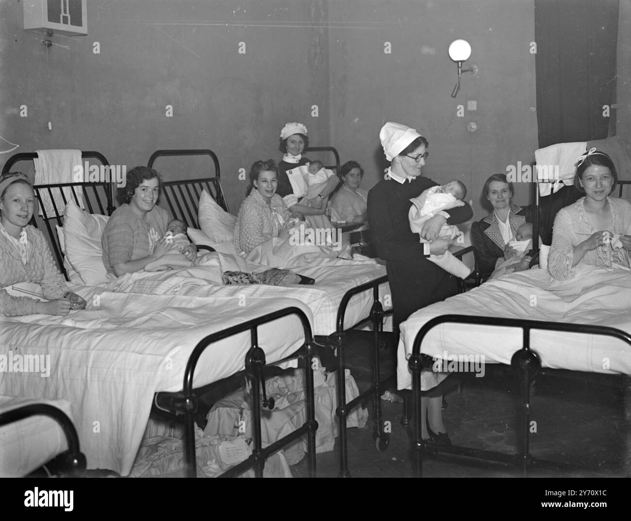 Barnhurst Maternity Hospital . 1942 Stock Photo - Alamy