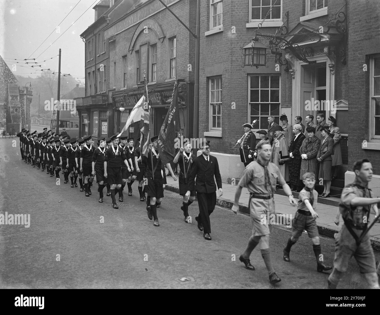 Scouts Parade - - - - 1946 Stock Photo - Alamy