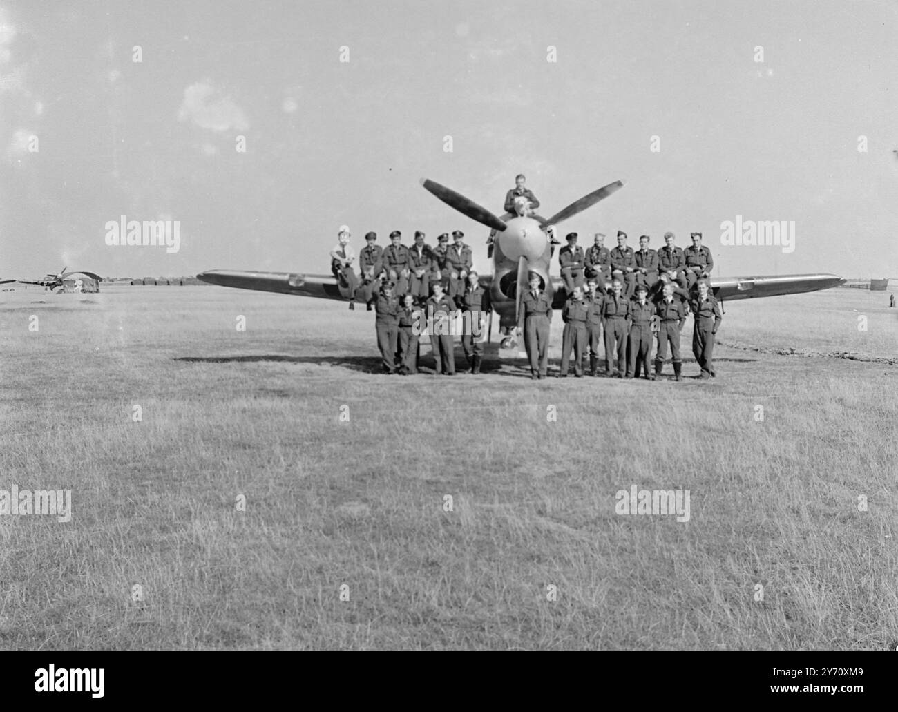 174 Squadron . Typhoon . 1945 Stock Photo - Alamy