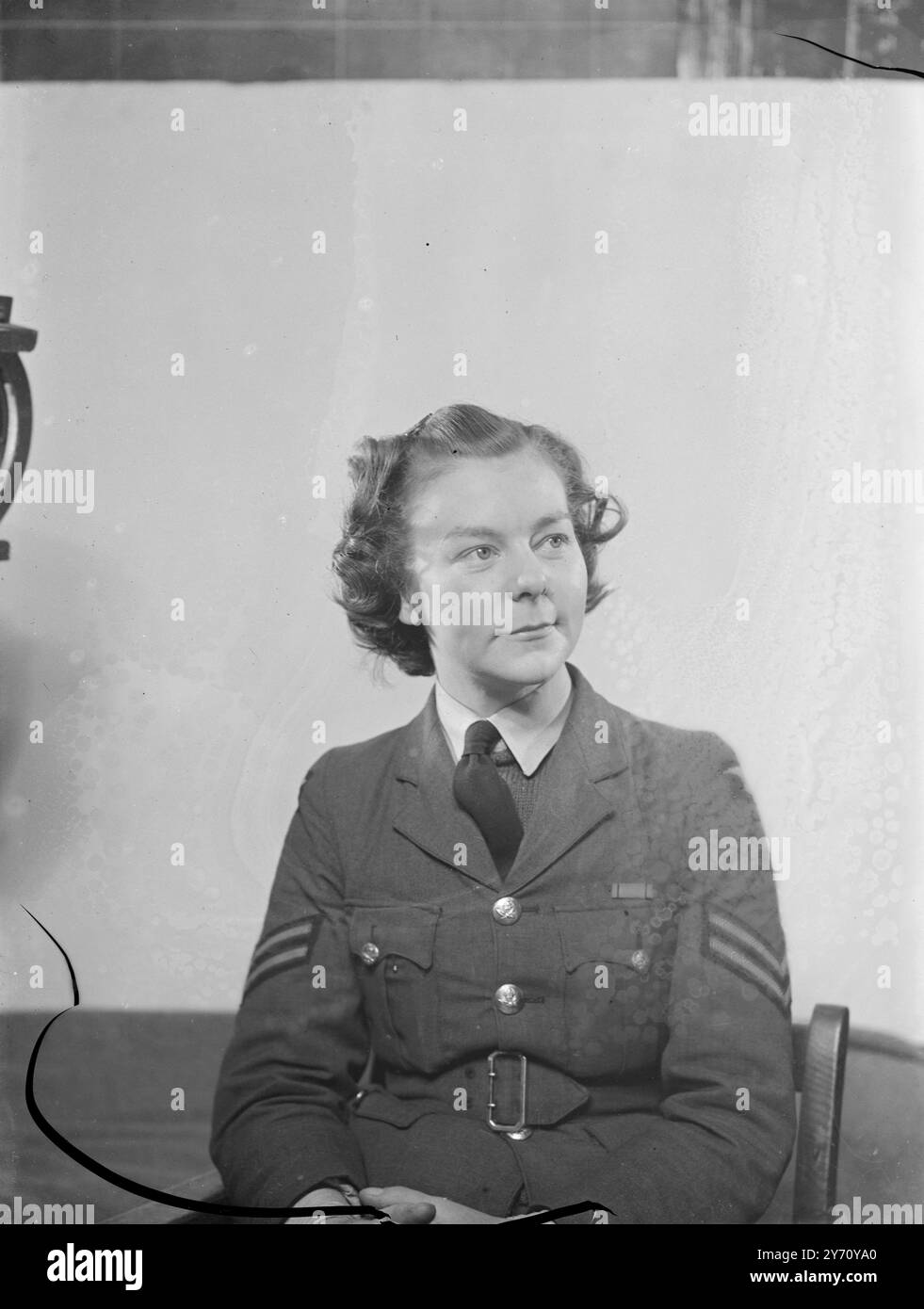 WAAF Girl 1945 Stock Photo - Alamy