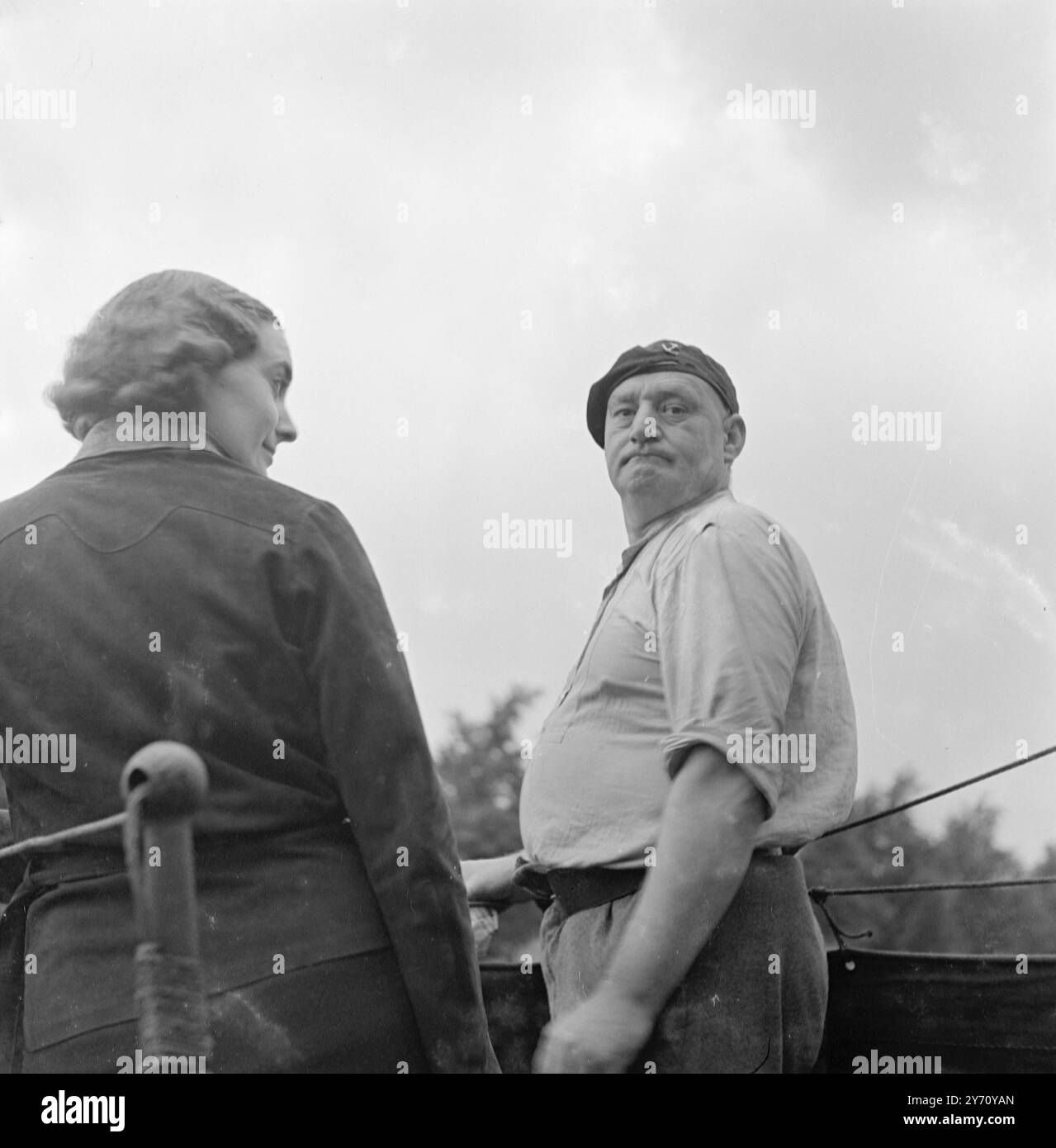 Captain Harris 1945 Stock Photo - Alamy