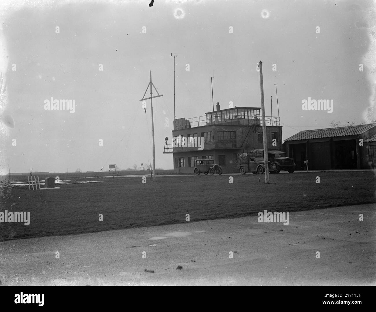 Flying Controls . 1945 Stock Photo - Alamy