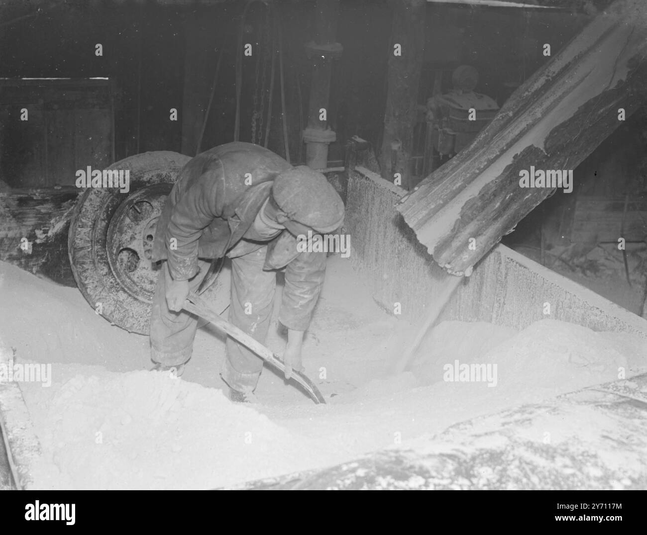 Chalk Pit Working - Norfolk 1941 Stock Photo - Alamy