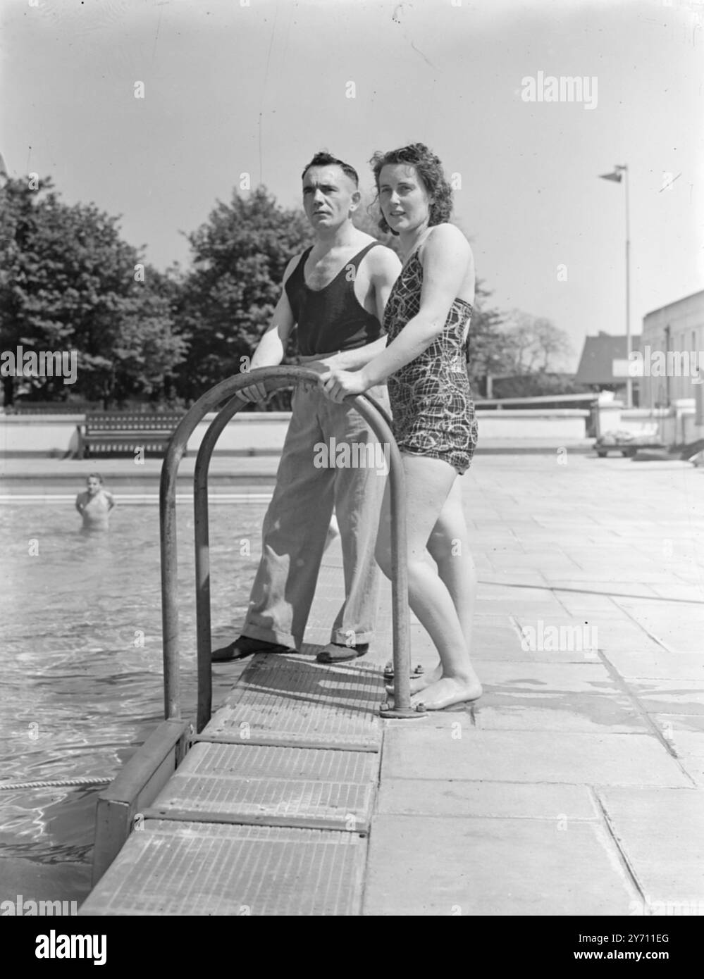 Jean Debondt and Cyril Flello 1953 Stock Photo - Alamy