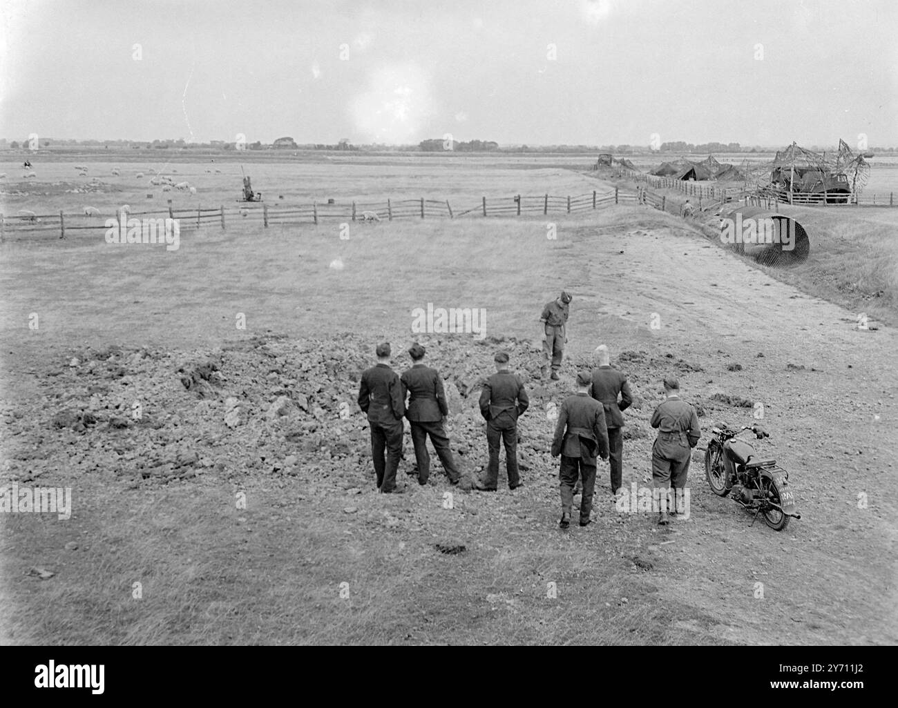 R.A.F. Bomb damage . 1945 Stock Photo - Alamy