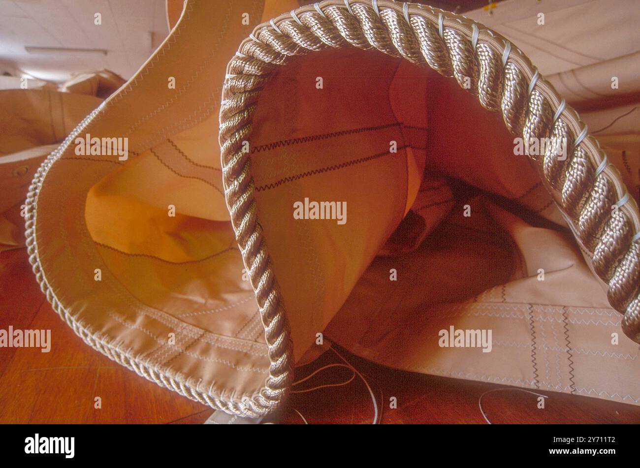 Sails made on Ratsey&Lapthorn's (Cowes) lofting floor for the historic ...